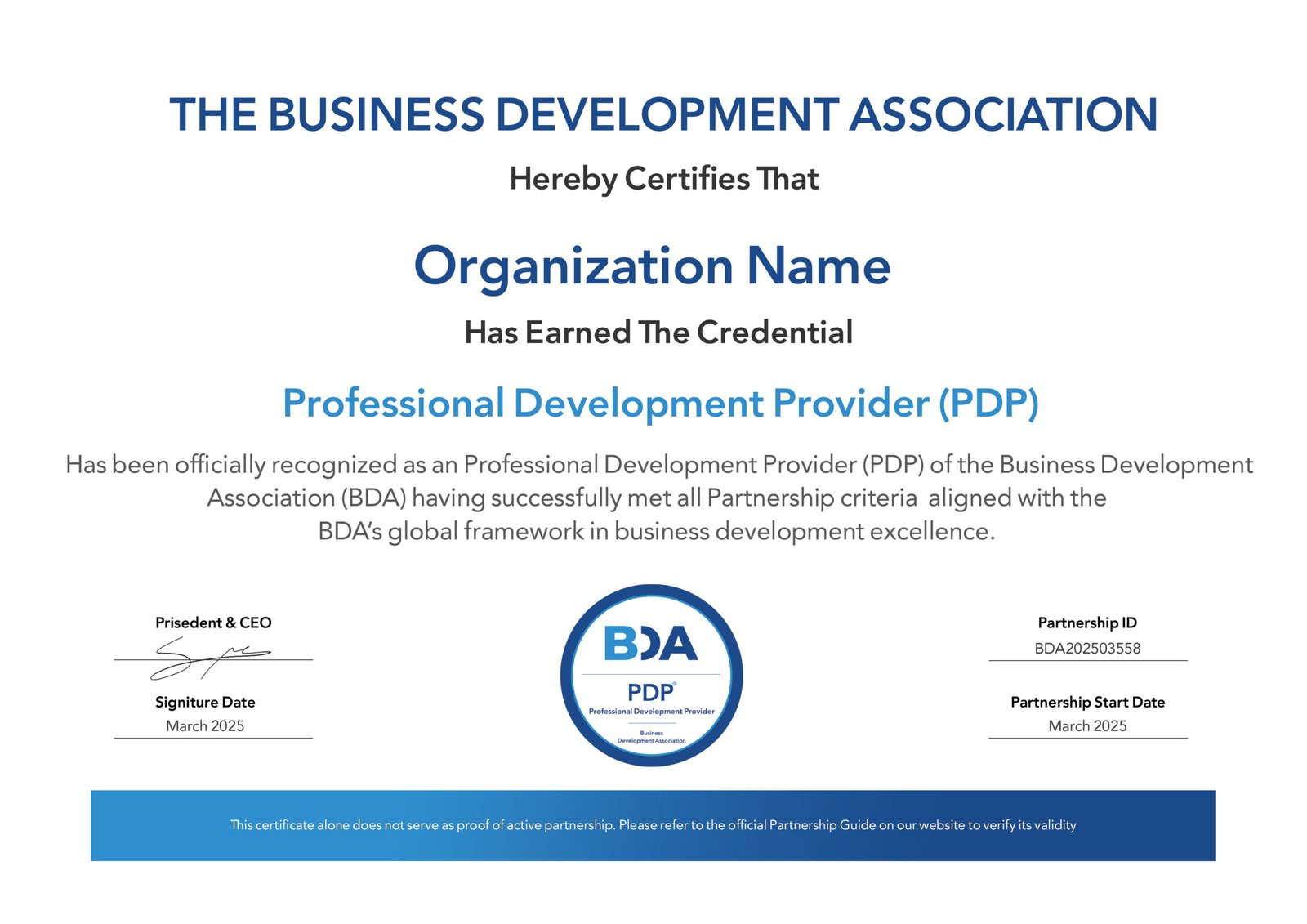 Become a BDA Professional Development Provider